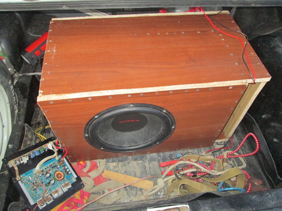 новый короб для бубы Supra SRD-T30A) — Lada 2103, 1,5 л, 1973 года | автозвук | DRIVE2