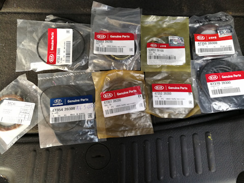 4735039300 Уплотнительное кольцо раздаточной коробки KIA HYUNDAI ...