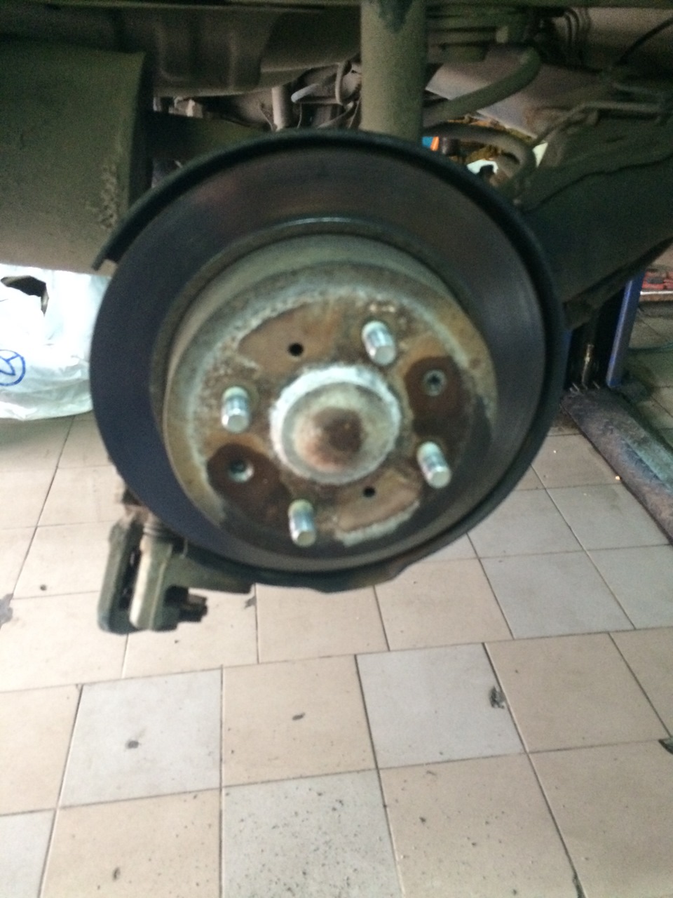 Задний правый ступичный подшипник — Honda Jazz (1G), 1,4 л, 2008 года ...