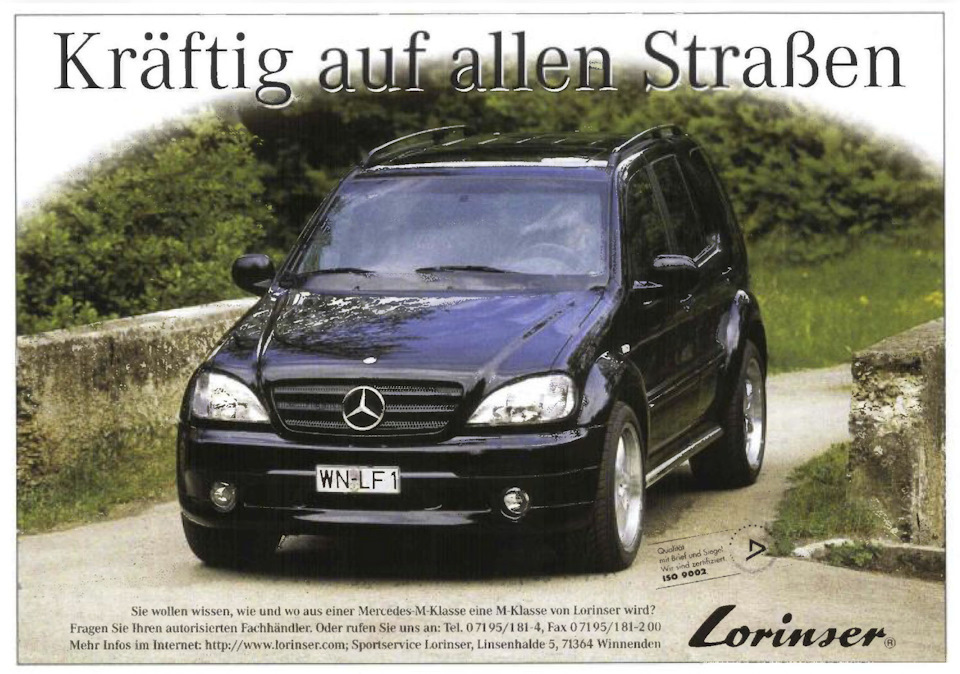 Тюнинг ML — Mercedes-Benz M-Class (W163), 2,7 л, 2004 года | тюнинг ...