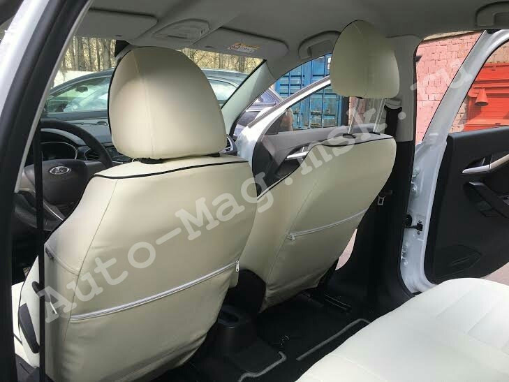 Чехлы на Лада Веста из экокожи | Автопилот — Auto-mag.msk.ru на DRIVE2