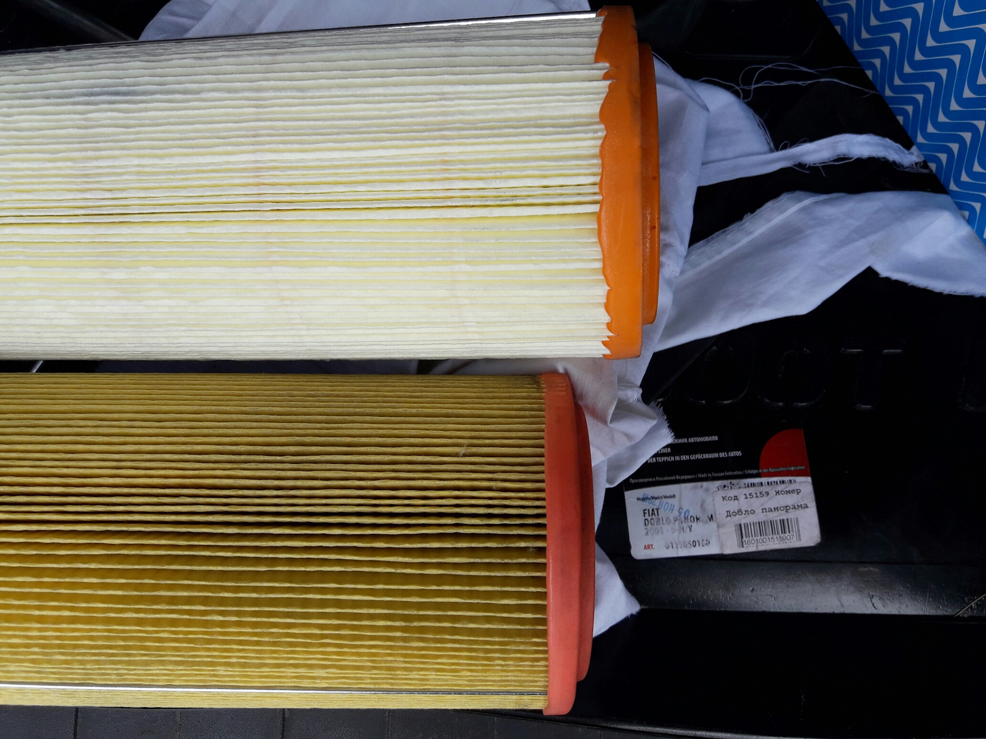 Воздушный фильтр, с.блоки задних аммортизаторов и Генкин ролик — FIAT ...