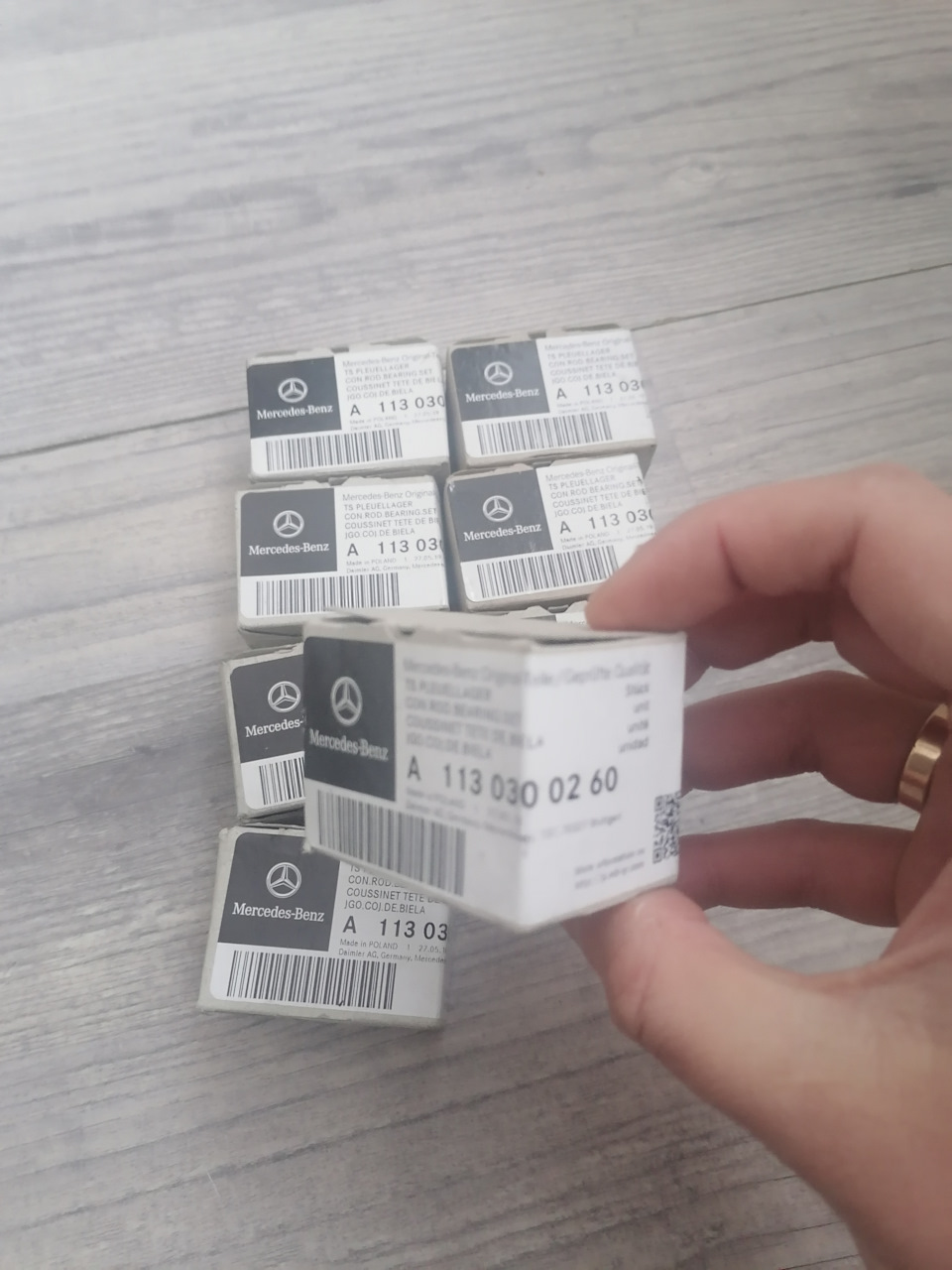 A1130300260 Набор подшипников шатуна Mercedes | Запчасти на DRIVE2