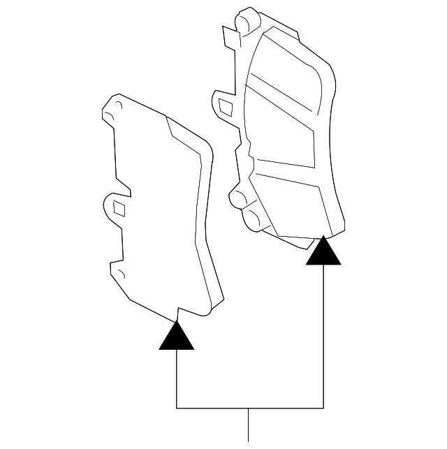 7L0698151E Колодки тормозные VAG | Запчасти на DRIVE2