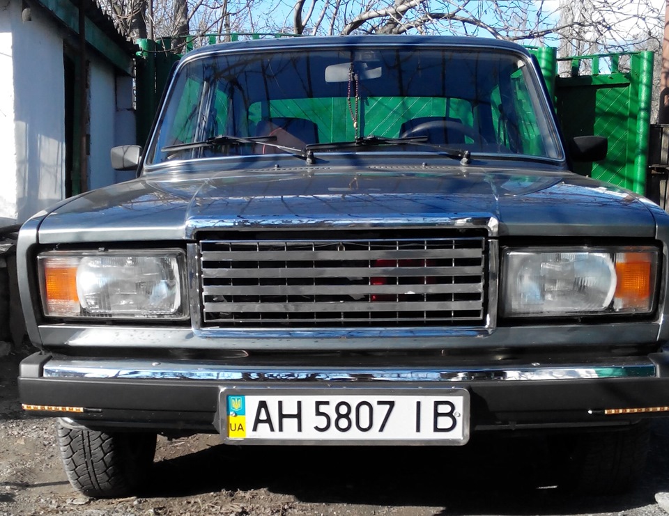 Ришотка радиатора — Lada 21074, 1,6 л, 2010 года | стайлинг | DRIVE2