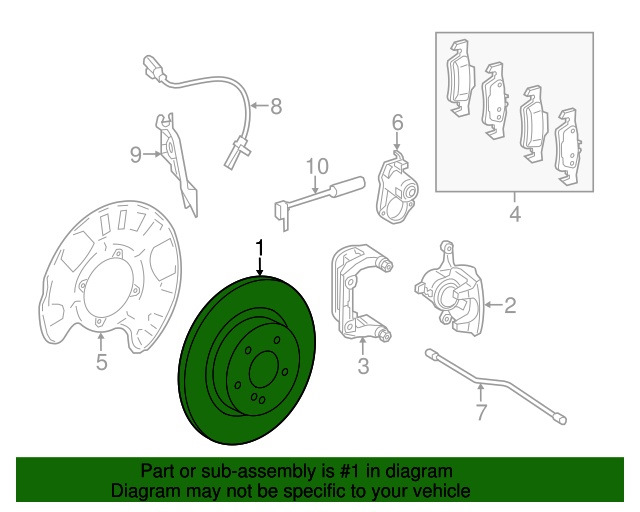 A1664230212 Диск тормозной Mercedes | Запчасти на DRIVE2