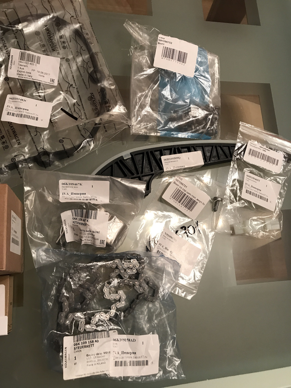 Подготовка к замене цепи ГРМ — Skoda Yeti, 1,8 л, 2014 года | запчасти ...