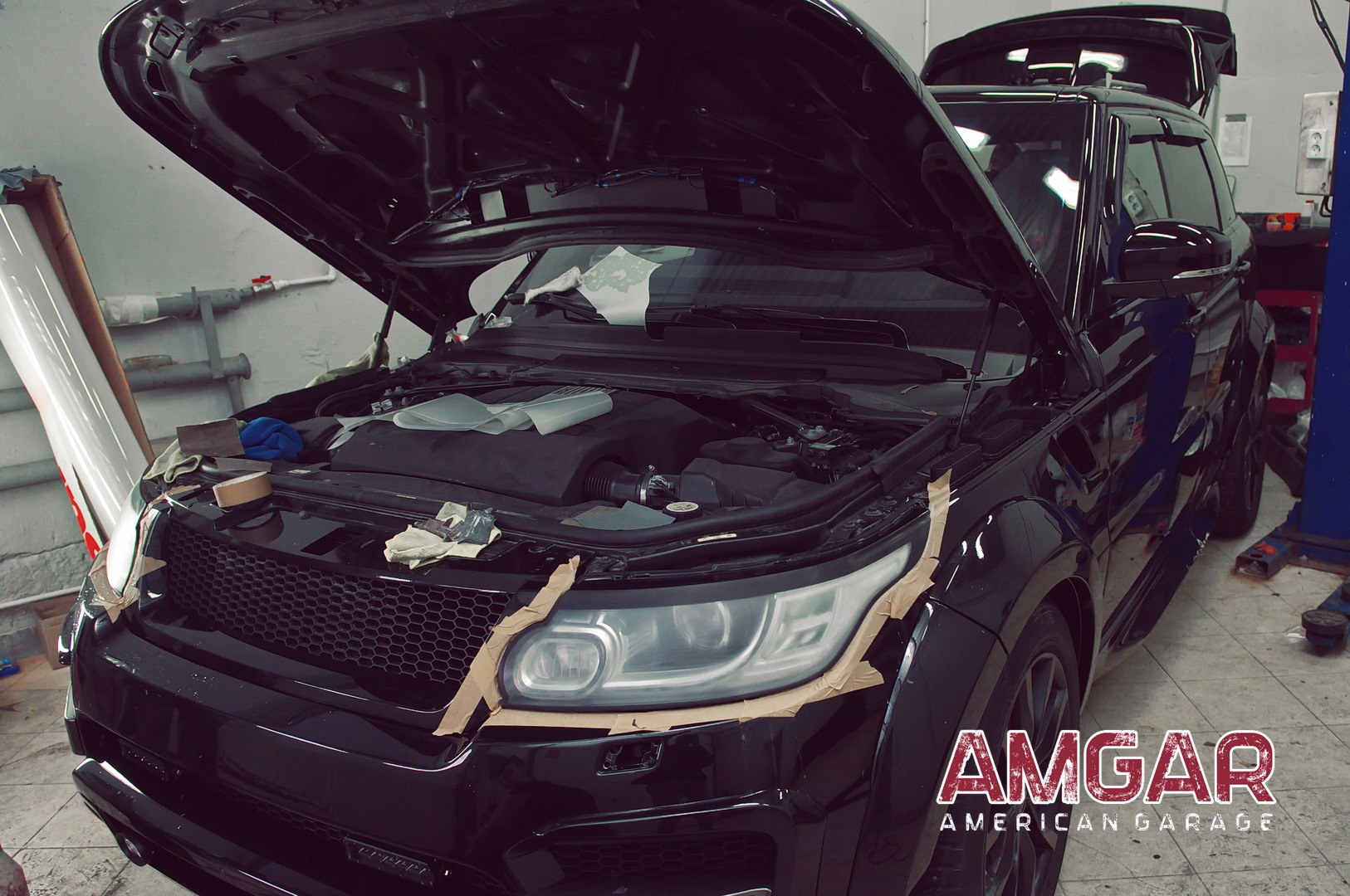 Защита кузова Range Rover Sport полиуретаном SunTek PPF — AMGAR на DRIVE2