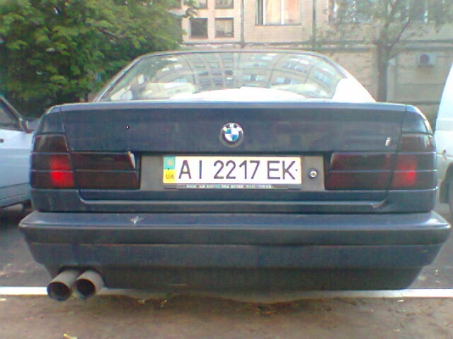 тонировка стопов — BMW 5 series (E34), 2,5 л, 1988 года | стайлинг | DRIVE2