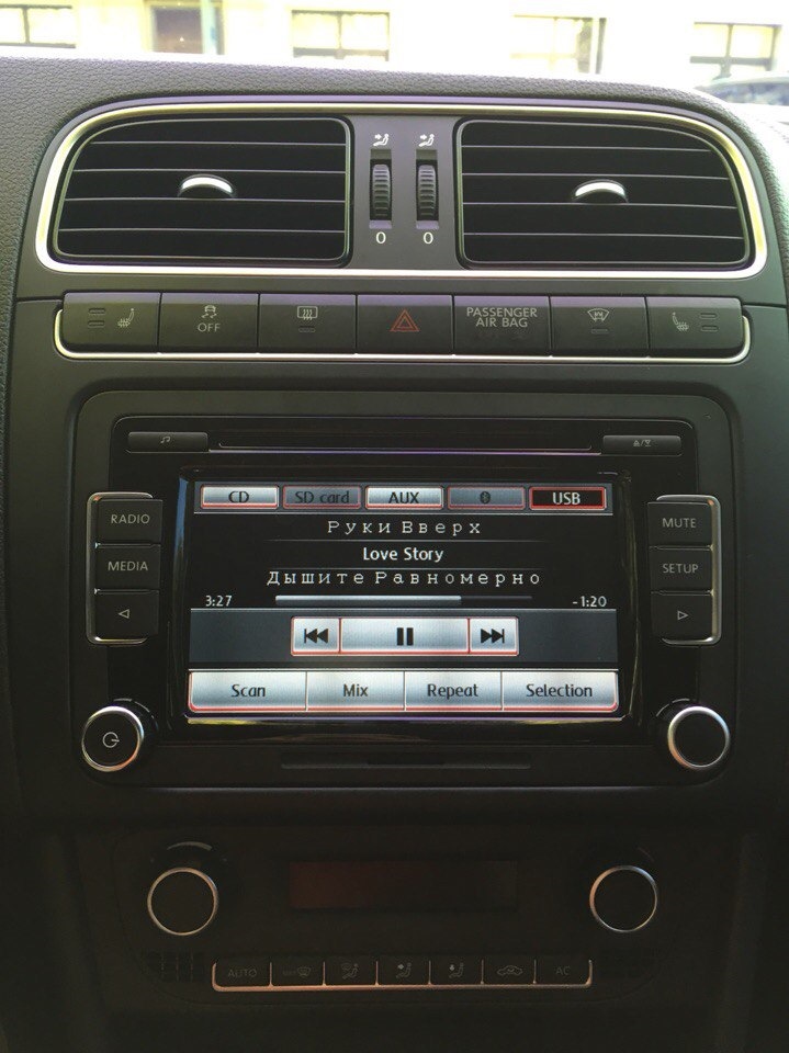 RCD-510 Delphi + Bluetooth — Volkswagen Polo Sedan, 1,6 л, 2013 года | автозвук | DRIVE2