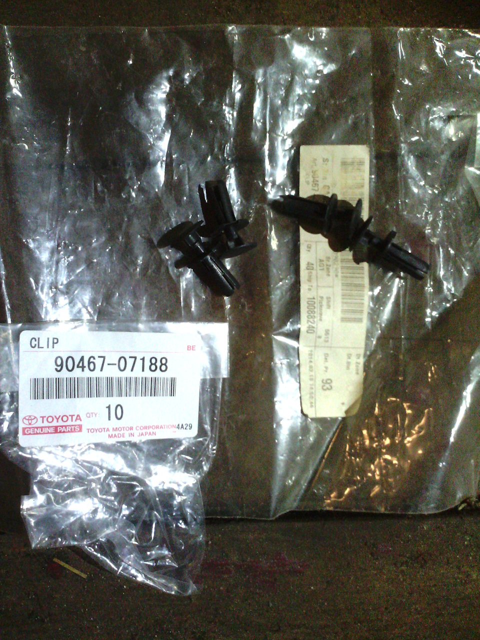 9046707188 Клипса TOYOTA LEXUS | Запчасти на DRIVE2