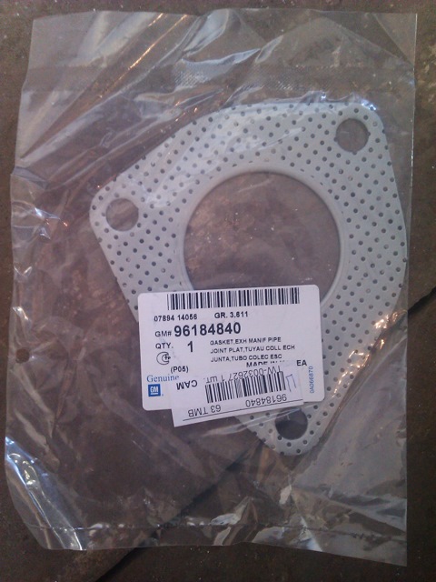 96184840 Прокладка приемной трубы 1,5 DOHC GM | Запчасти на DRIVE2