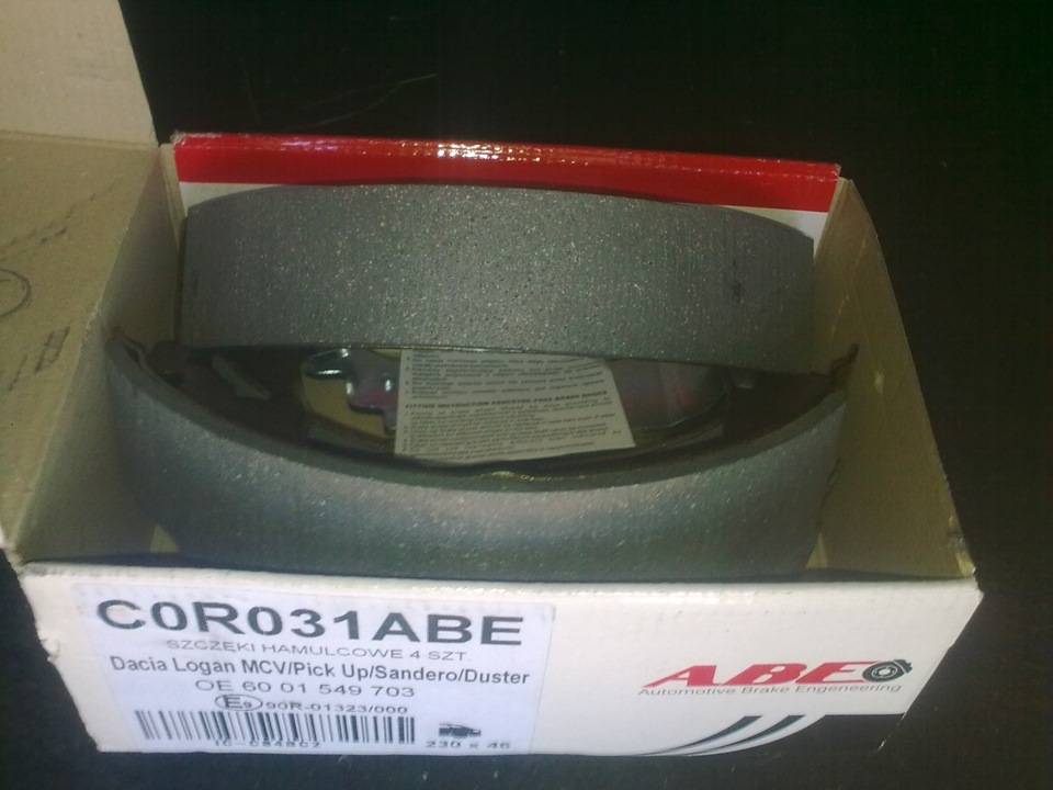 замена задних колодок и прочее) — Renault Logan MCV, 1,5 л, 2010 года ...