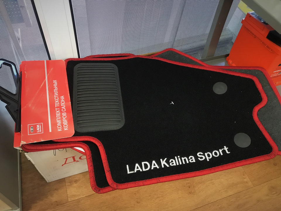 Коврики Lada Sport — Lada Калина Спорт (2G), 1,6 л, 2015 года | аксессуары | DRIVE2