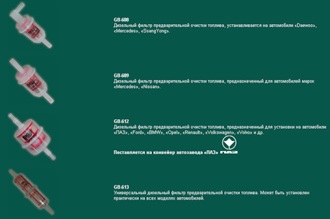 GB613 Фильтр топливный BIG FILTER | Запчасти на DRIVE2