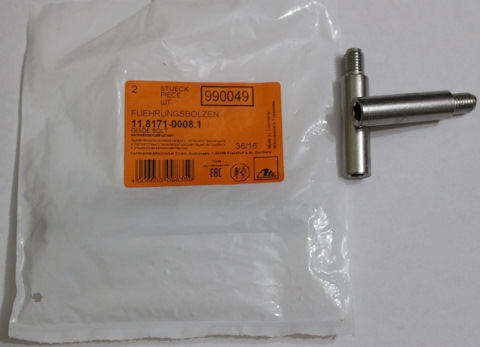 11817100081 Направляющий болт, корпус скобы тормоза ATE | Запчасти на ...