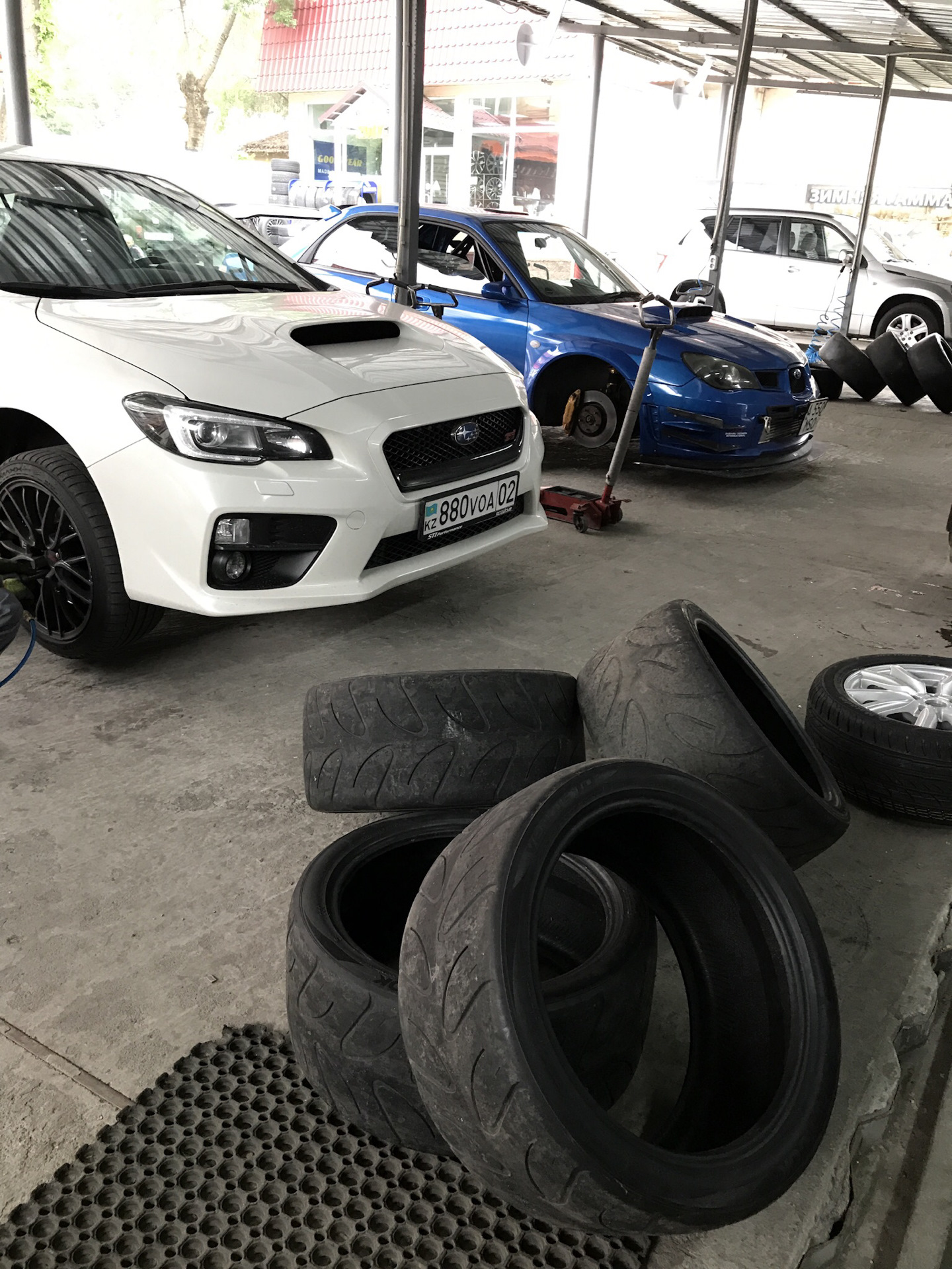 Hankook Ventus TD Z221 — Subaru WRX STI (VA), 2,5 л, 2014 года | шины ...