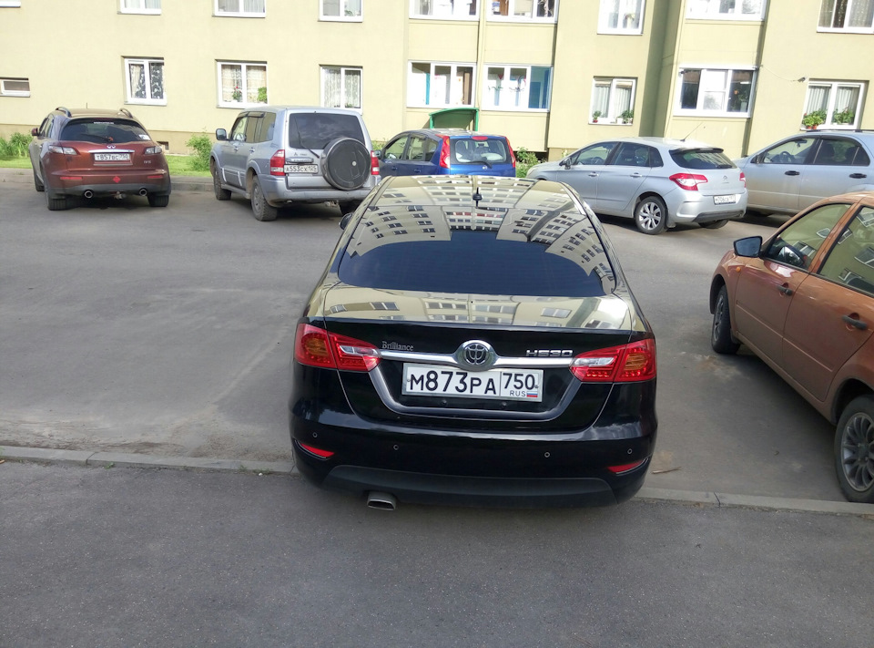 Тонировка — Brilliance H530, 1,6 л, 2016 года | стайлинг | DRIVE2