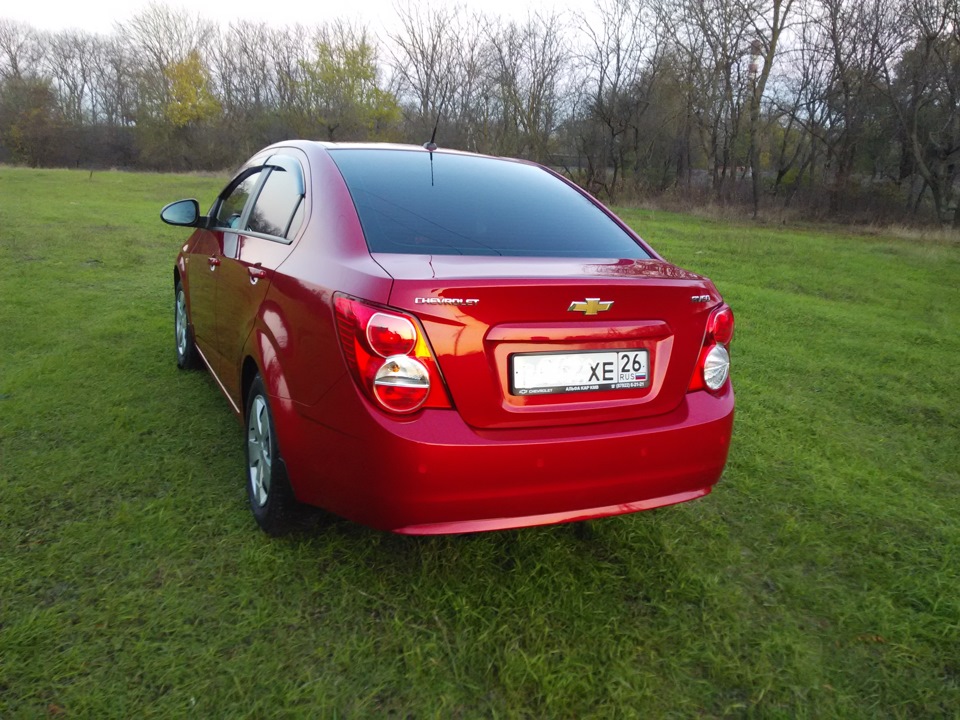 Парктроники передние и задние — Chevrolet Aveo Sedan (2G), 1,6 л, 2012 ...