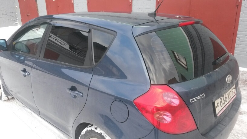 Тонировка — KIA Ceed (1G), 1,6 л, 2010 года | фотография | DRIVE2