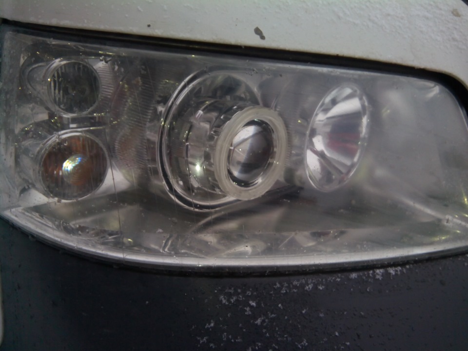 Линзы+ксенон — Volkswagen Transporter T5, 1,9 л, 2009 года | стайлинг ...