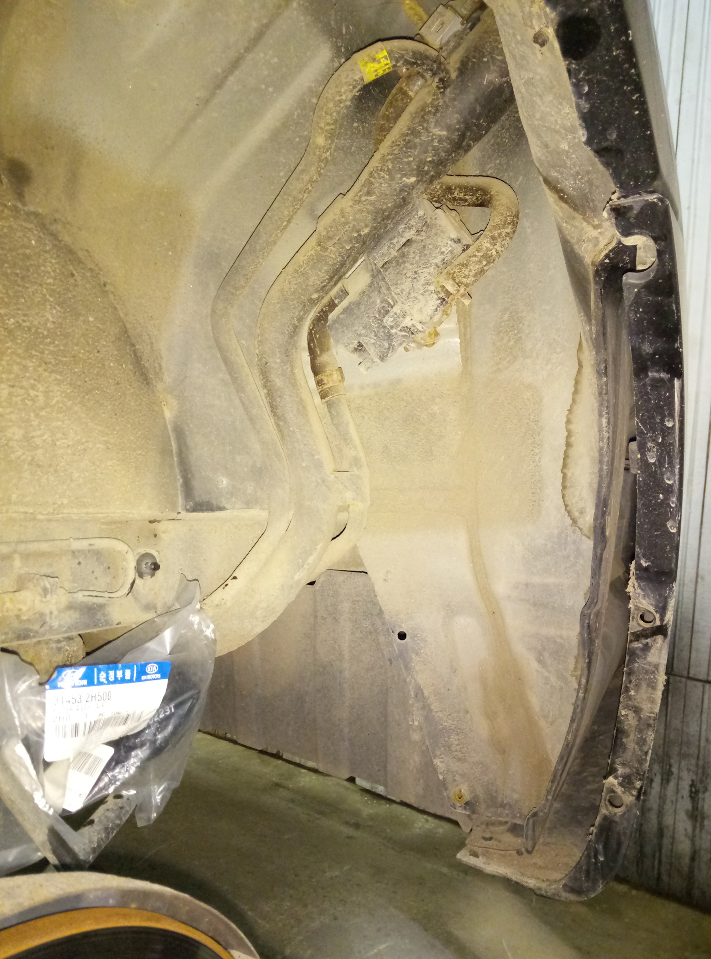 Замена фильтра вентиляции топливного бака 31453-2H500.Краткие сведения ...