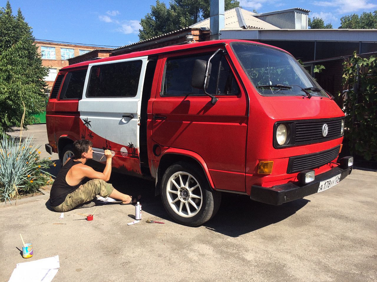 Новая поездка, новая раскраска, новые проблемы… — Volkswagen Transporter T3, 1,6 л, 1989 года ...