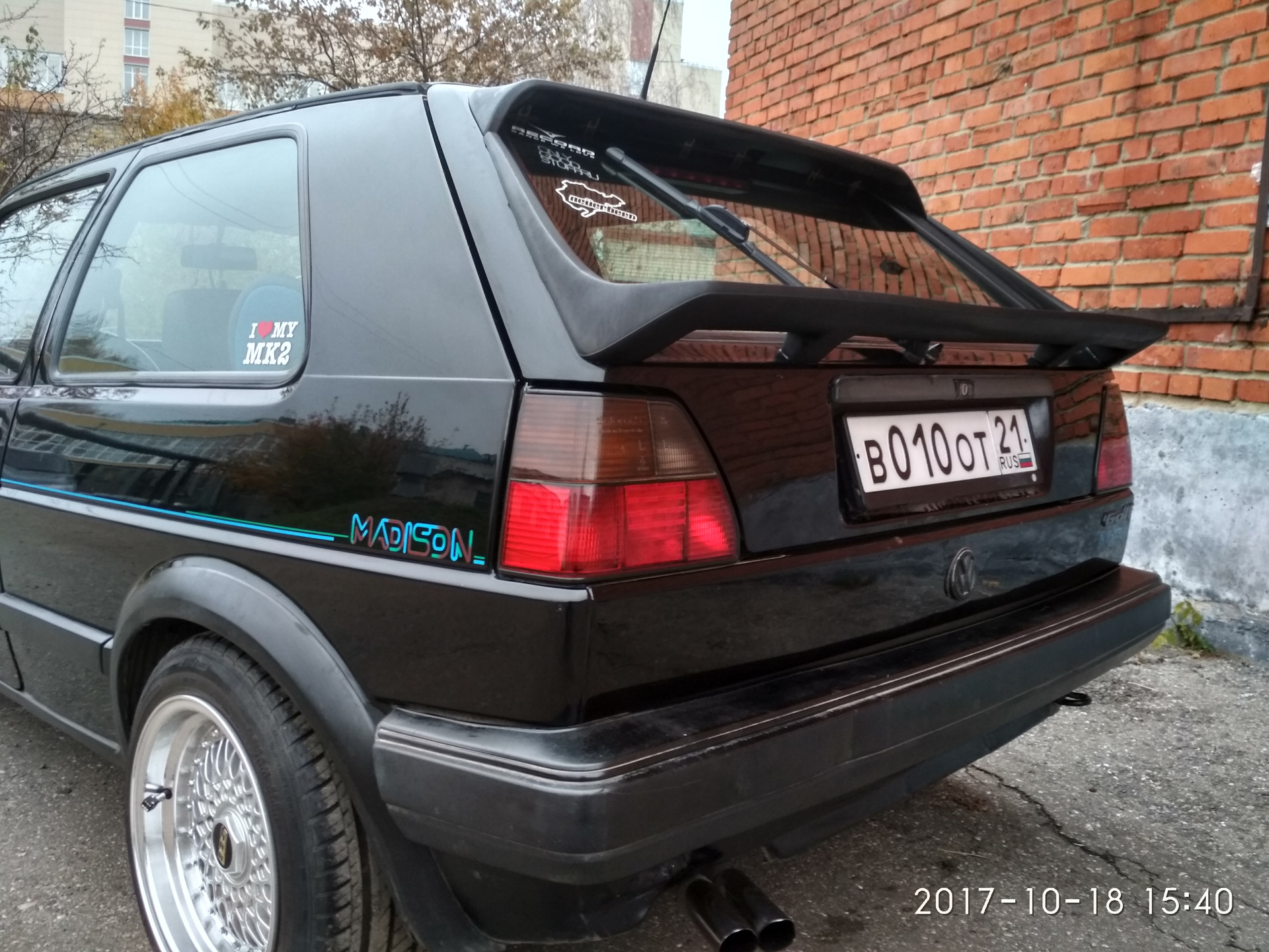 Votex+Zender-что еще нужно для счастья! — Volkswagen Golf Mk2, 1,3 л, 1990 года | аксессуары ...