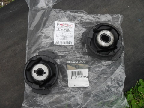 7701209534 Комп сайлент-блоков задней балки (2 шт) RENAULT | Запчасти ...