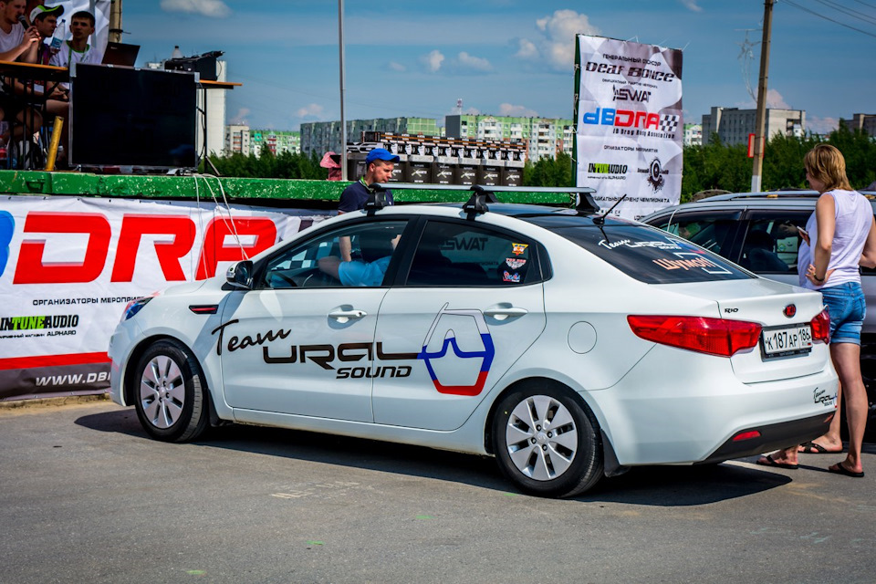 URAL SOUND TEAM — 24 июня 2017 Dbdrag г.Нижневартовск — KIA Rio (3G), 1,6 л, 2014 года ...