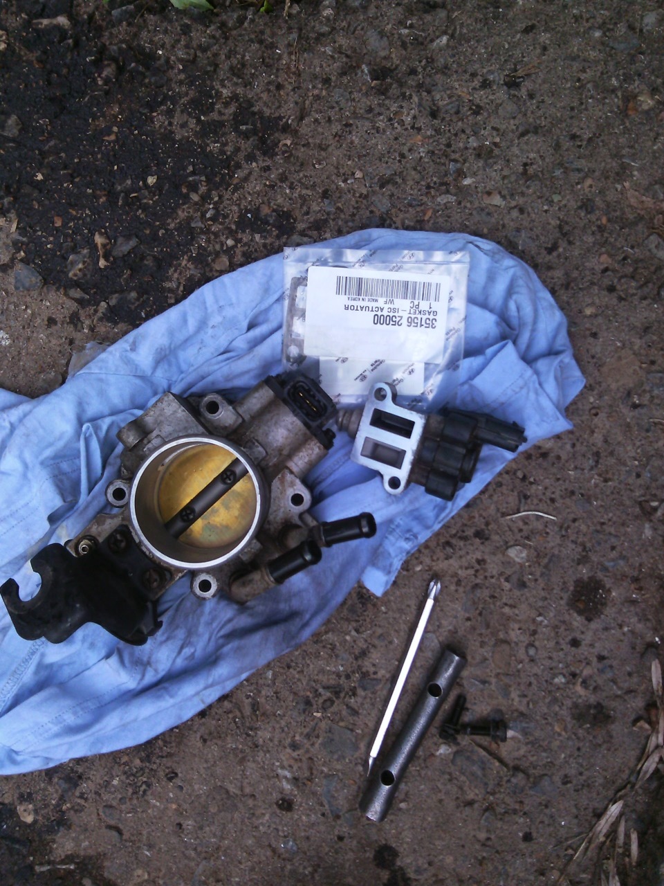 3515625000 Прокладка дроссельной заслонки KIA HYUNDAI | Запчасти на DRIVE2