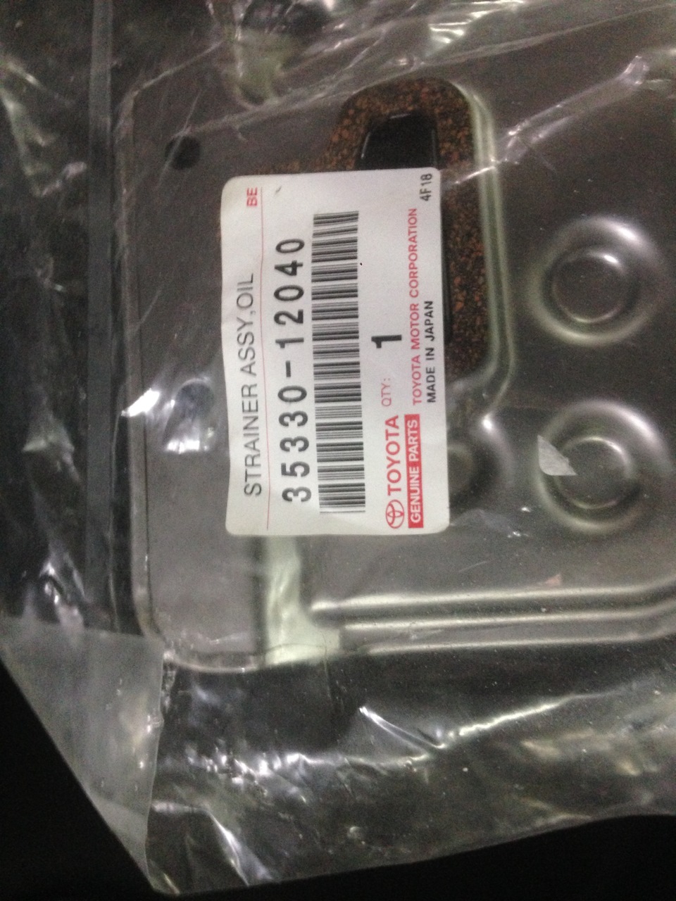 3533012040 Фильтр акпп TOYOTA LEXUS | Запчасти на DRIVE2