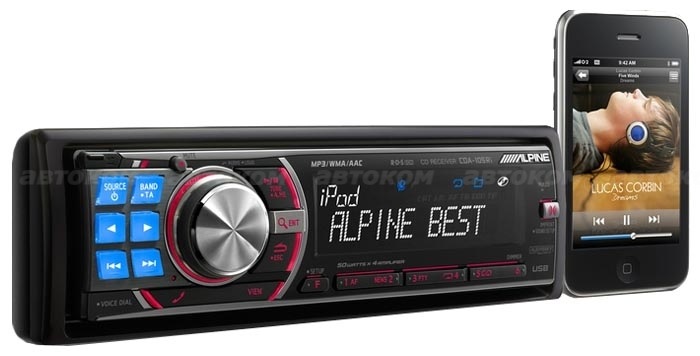 Alpine CDA-105ri — Honda Integra (DC1/DC2), 1,6 л, 1998 года | автозвук ...