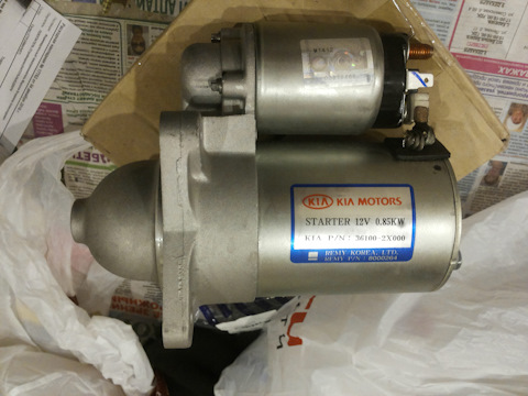 361002X000 Стартер в сборе для легковых автомобилей торговой марки "kia ...