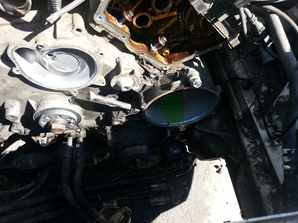 Вытек Антифриз из Дренажного отверстия (разбираем мотор) — BMW 7 series ...