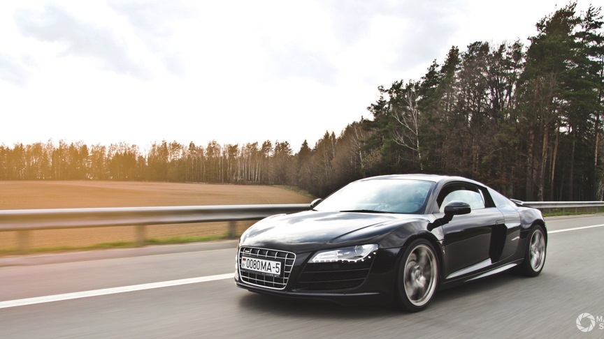 Audi R8 (1G) 5.2 бензиновый 2009 | Batmobile на DRIVE2