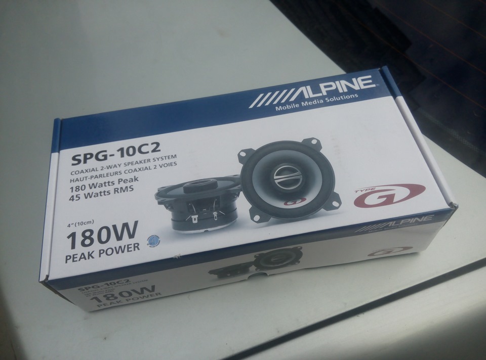 Прокачиваем фронт. Alpine SPG-10C2 — Daewoo Nexia (2G), 1,5 л, 2002 года | автозвук | DRIVE2