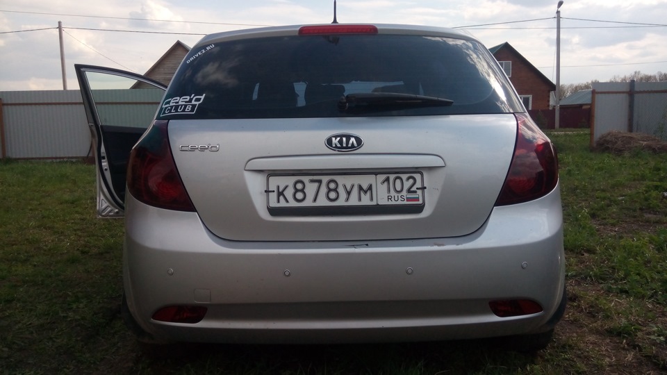 тонировка фар — KIA Ceed (1G), 1,6 л, 2009 года | стайлинг | DRIVE2