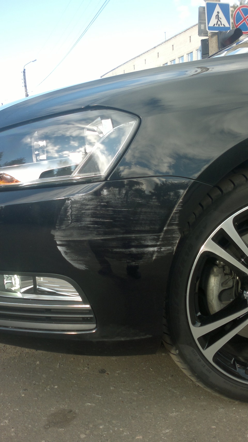 Притерли у завода! Ищу Очевидцев(северодвинск) — Volkswagen Passat B7 ...