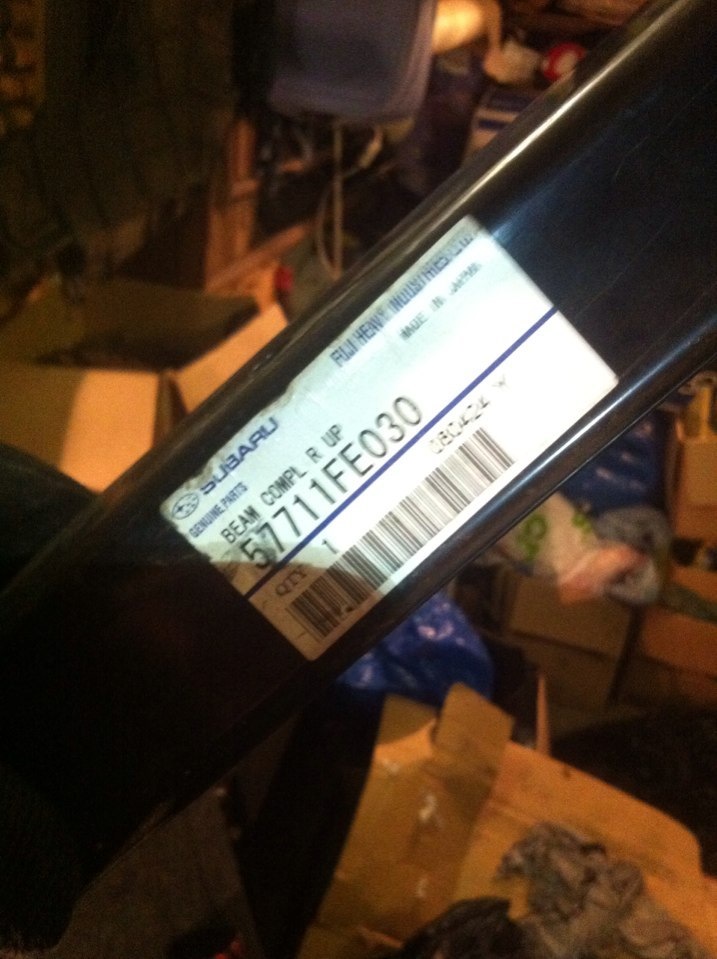 57711FE030 BEAM CP BMPR UP R SUBARU | Запчасти на DRIVE2