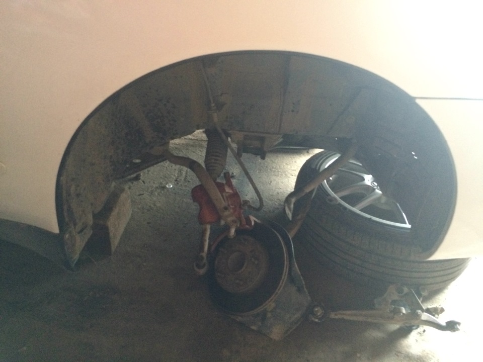 Кап ремонт передней подвески и стоек. — Toyota Chaser (90), 2 л, 1996 ...