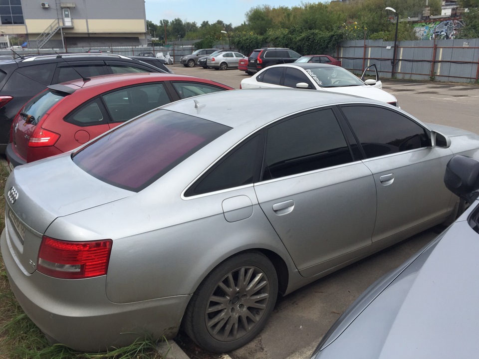 Поменял пружины и затонировал мускула — Audi A6 (C6), 3,2 л, 2007 года ...
