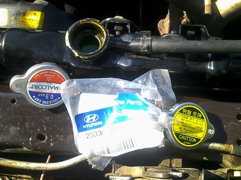 2533025000 КРЫШКА РАДИАТОРА KIA HYUNDAI | Запчасти на DRIVE2