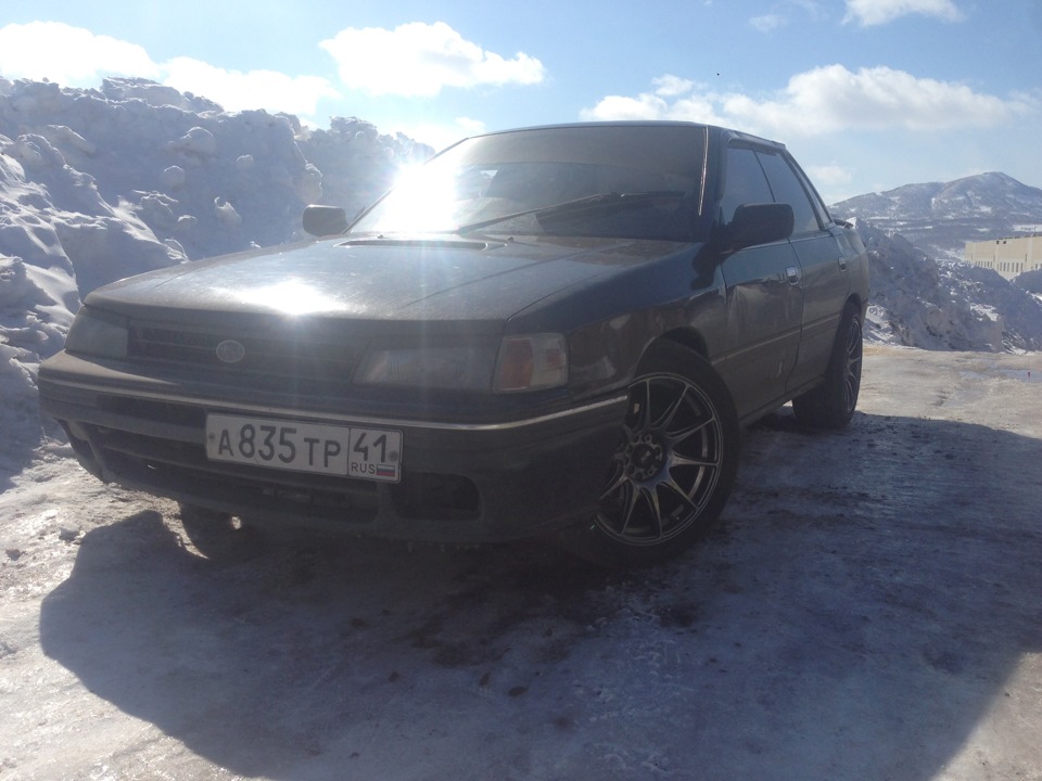 Примерка — Subaru Legacy (BC/BJ/BF), 2 л, 1990 года | колёсные диски ...