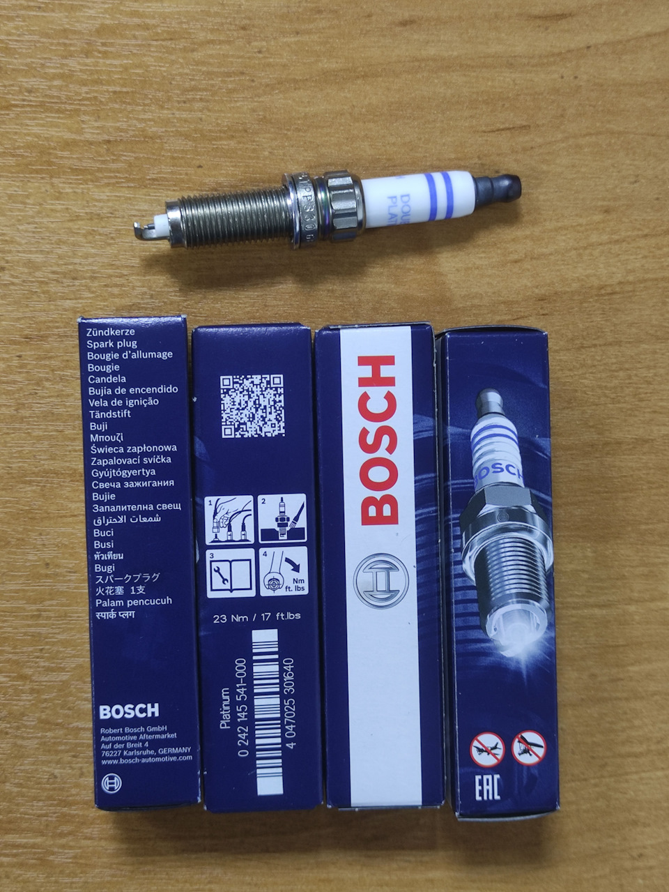 0242145541 Свеча зажигания BOSCH | Запчасти на DRIVE2