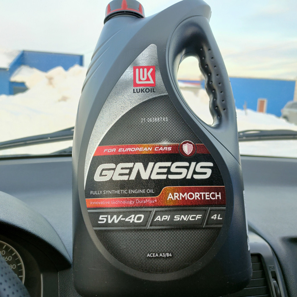 3148675 Масло моторное синтетическое Genesis Armortech 5W40 LUKOIL | Запчасти на DRIVE2