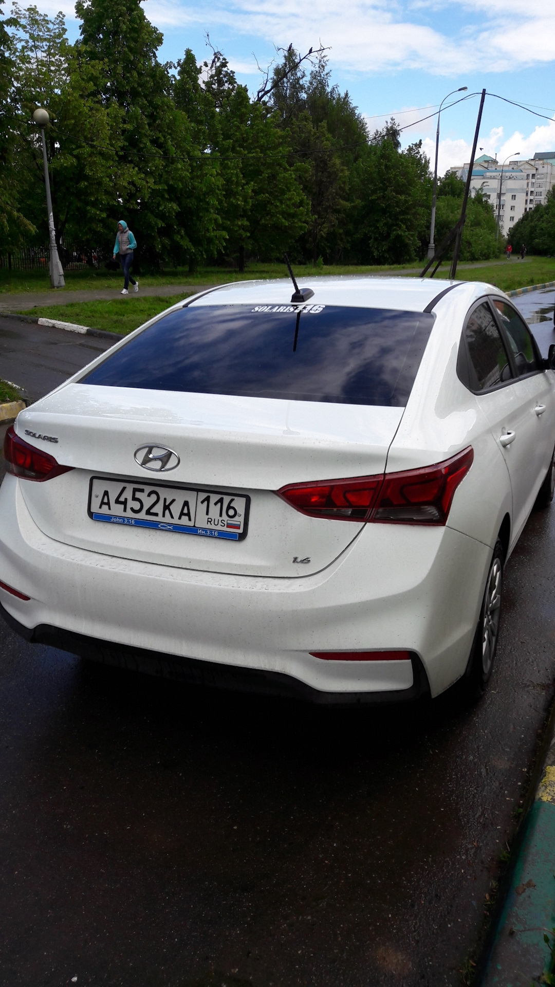 Обкатка Солярис 2017 — Hyundai Solaris (2G), 1,6 л, 2017 года ...