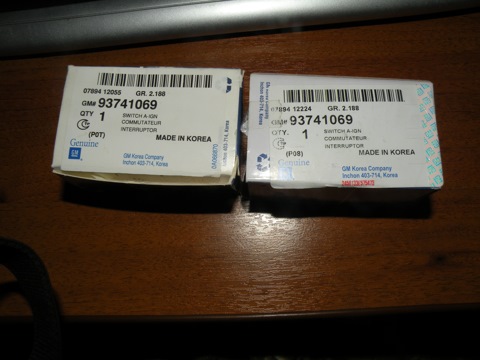 93741069 Выключатель зажигания GM | Запчасти на DRIVE2