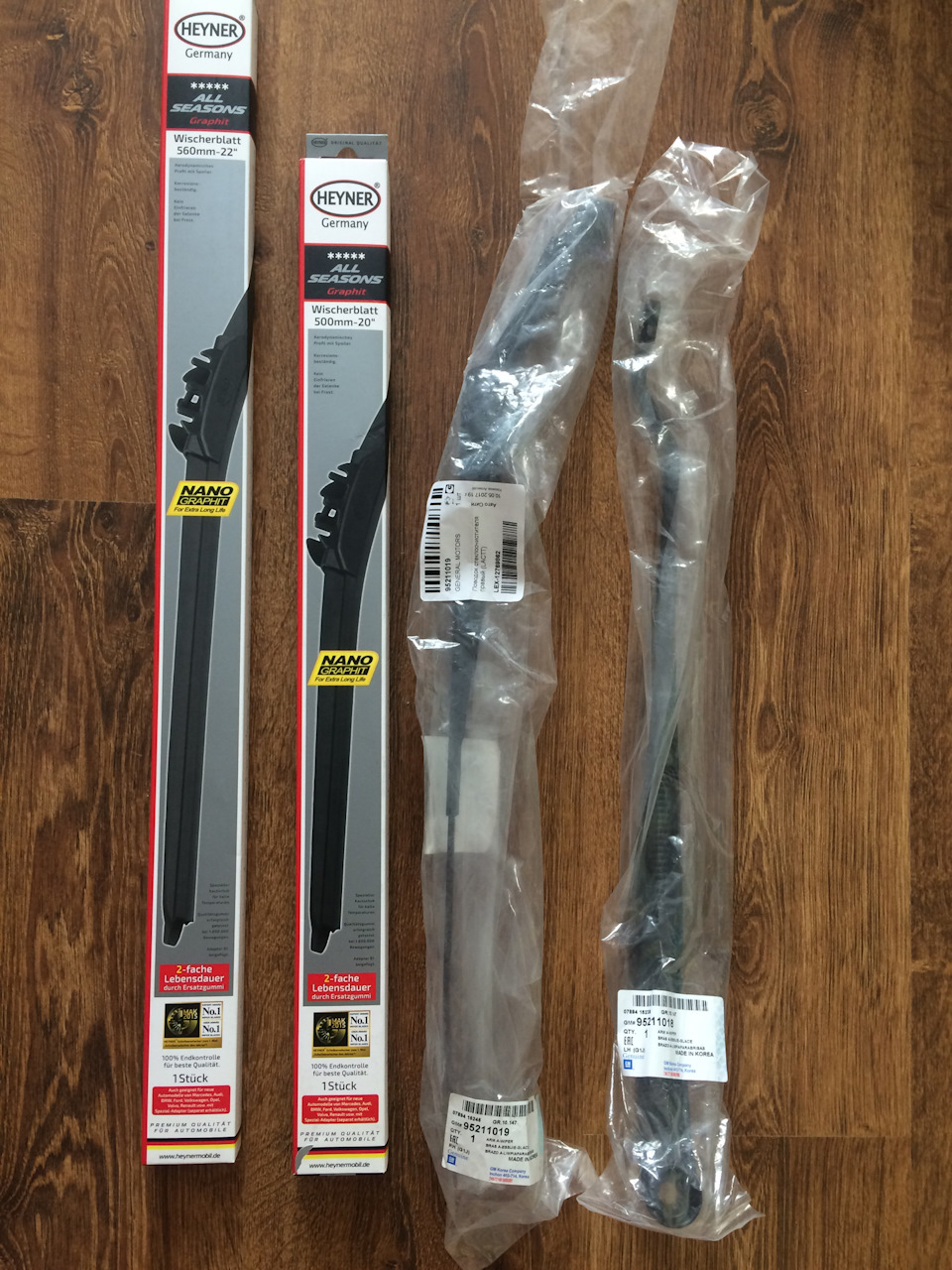 95211018 Поводок стеклоочистителя лобового стекла левый / Chevrolet ...