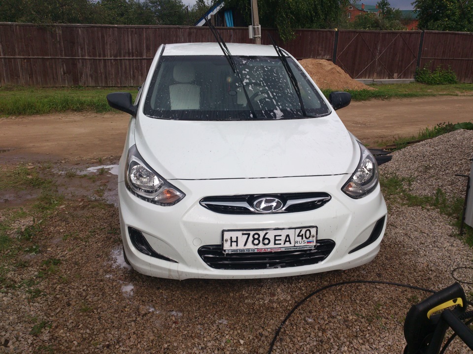 Вызываем дождь)) — Hyundai Solaris (1G), 1,6 л, 2012 года | мойка | DRIVE2